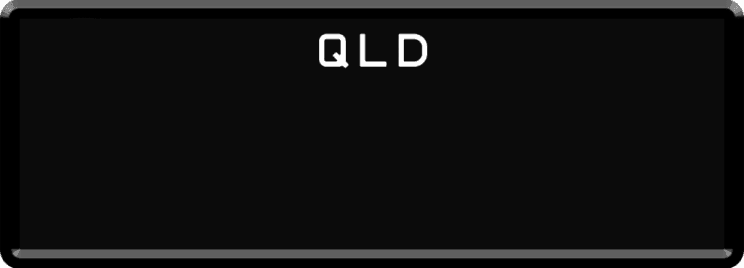 ID 3 Character | Personalised Plates Queensland